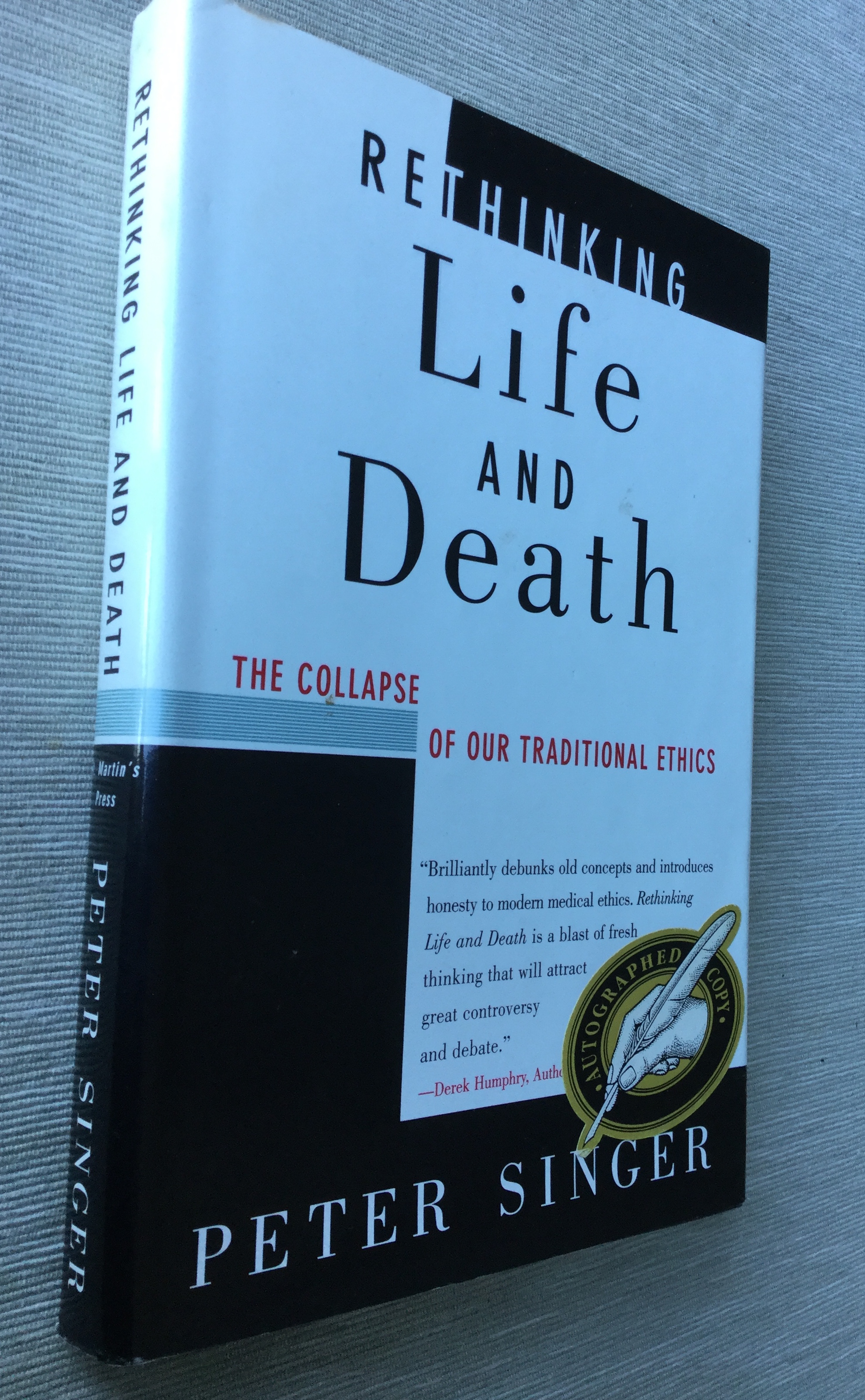 Rethinking Life & Death: The Collapse of Our Traditional Ethics
